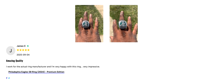 Seattle Seahawks SB Ring (2025) - Premium Series – Game Day Rings