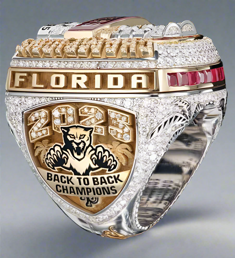 Florida Panthers Stanley Cup Championship Ring (2025) - Premium Series ...